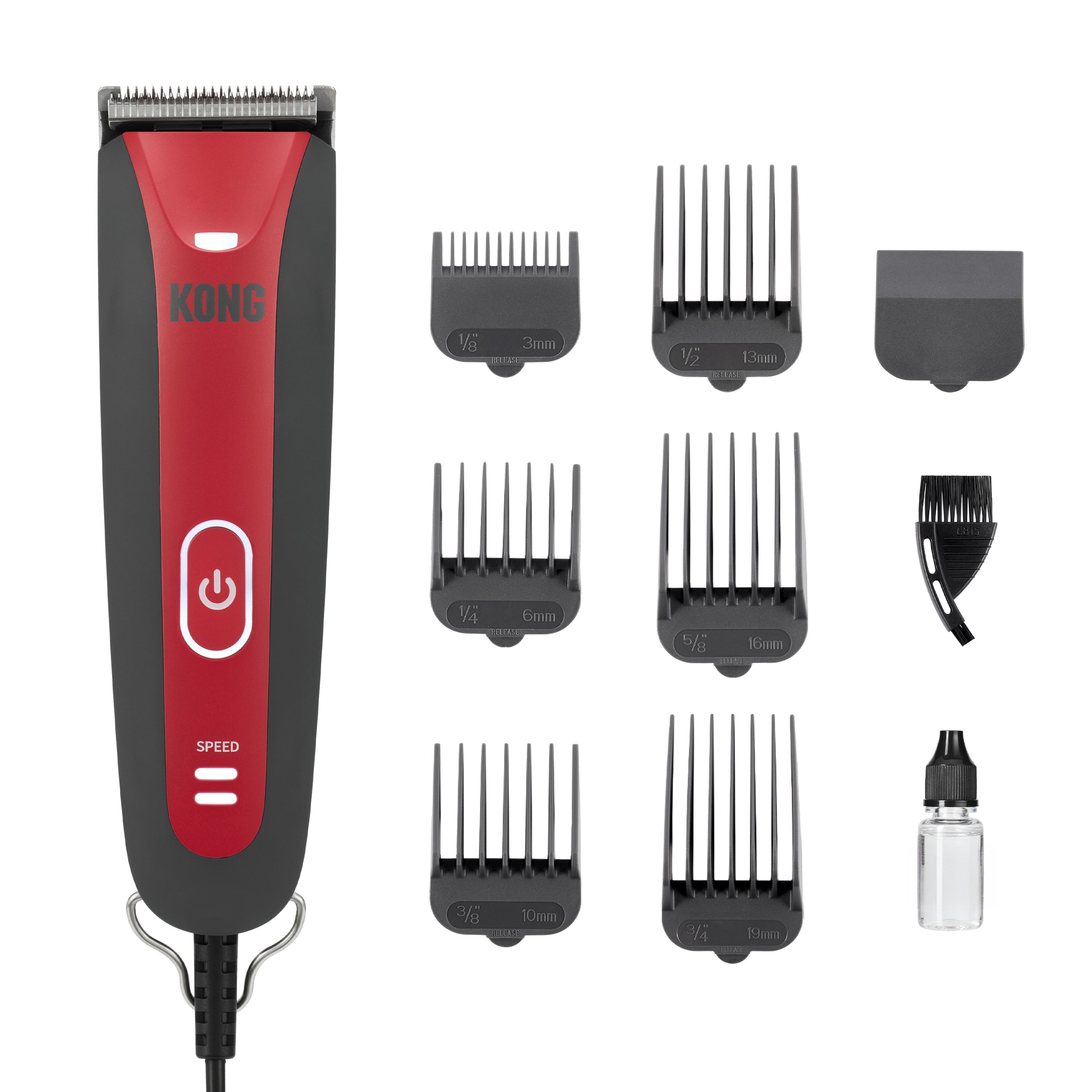 KONG 2-Speed Clipper Grooming Kit – Waterproof Stainless Steel Blade ...